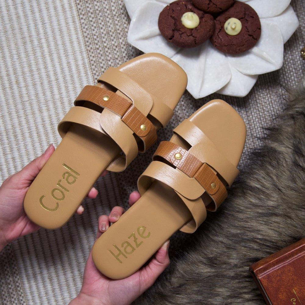 Claudia Flat Sandal | Claudia Sandals for Women – Coral Haze